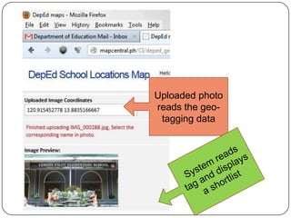 DepEd School Mapping Project through Crowdsourcing | PPTX
