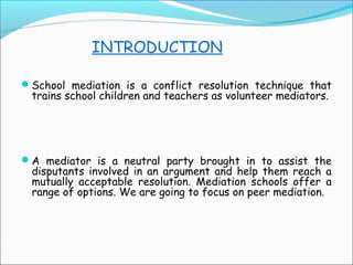 School mediation | PPT