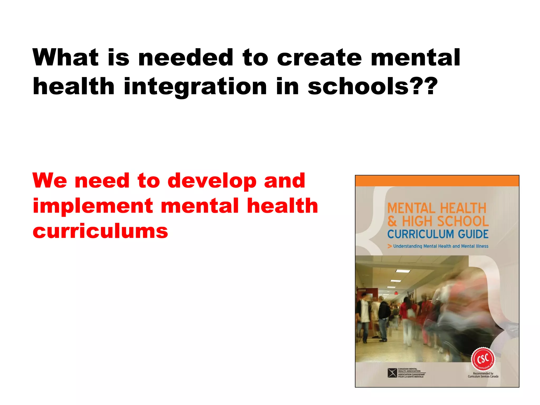 School Mental Health | PPT
