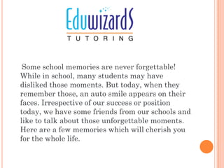 School moments you will never forget | PDF