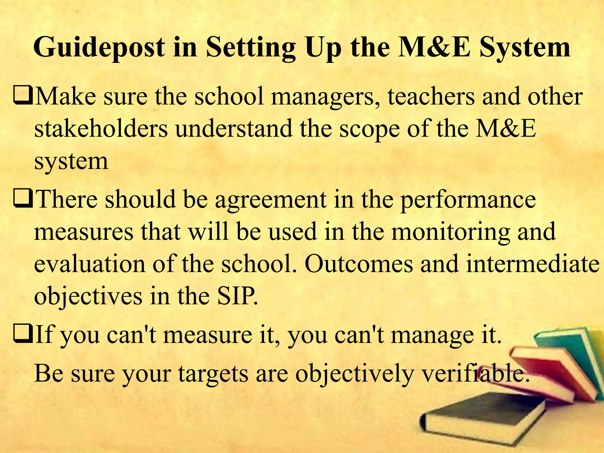 School Monitoring and Evaluation | PPTX