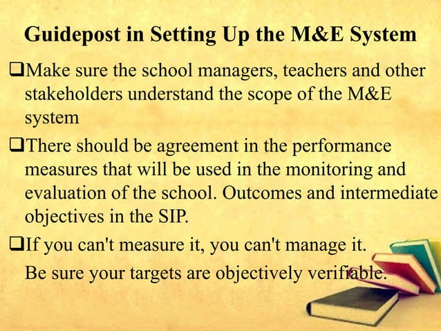 School Monitoring and Evaluation | PPTX | Professional School ...