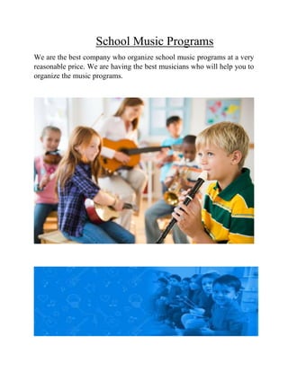 School music programs | PDF