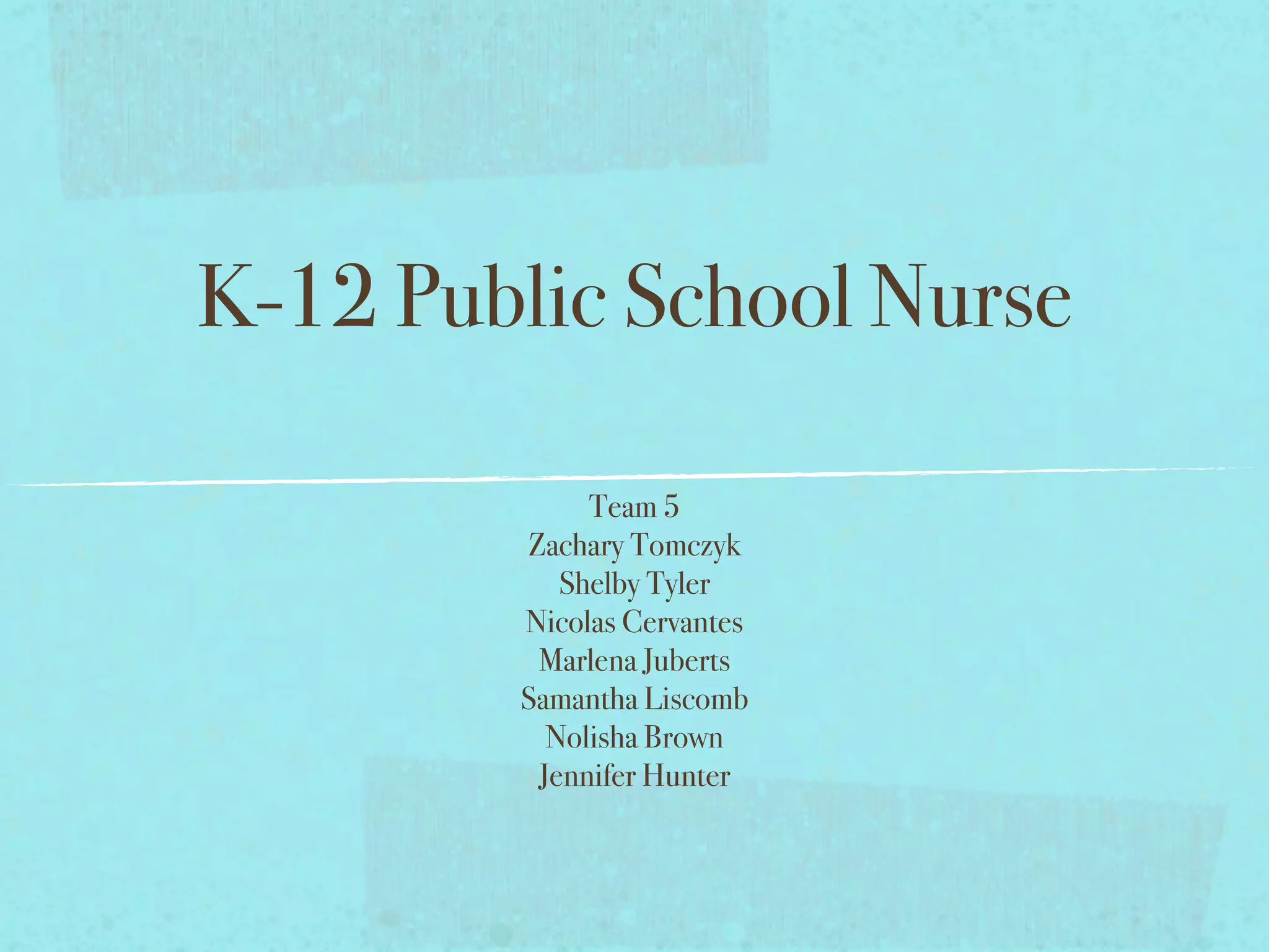 School nursing powerpoint rough draft | ZIP