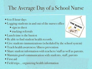 Office School Nurse Daily Log