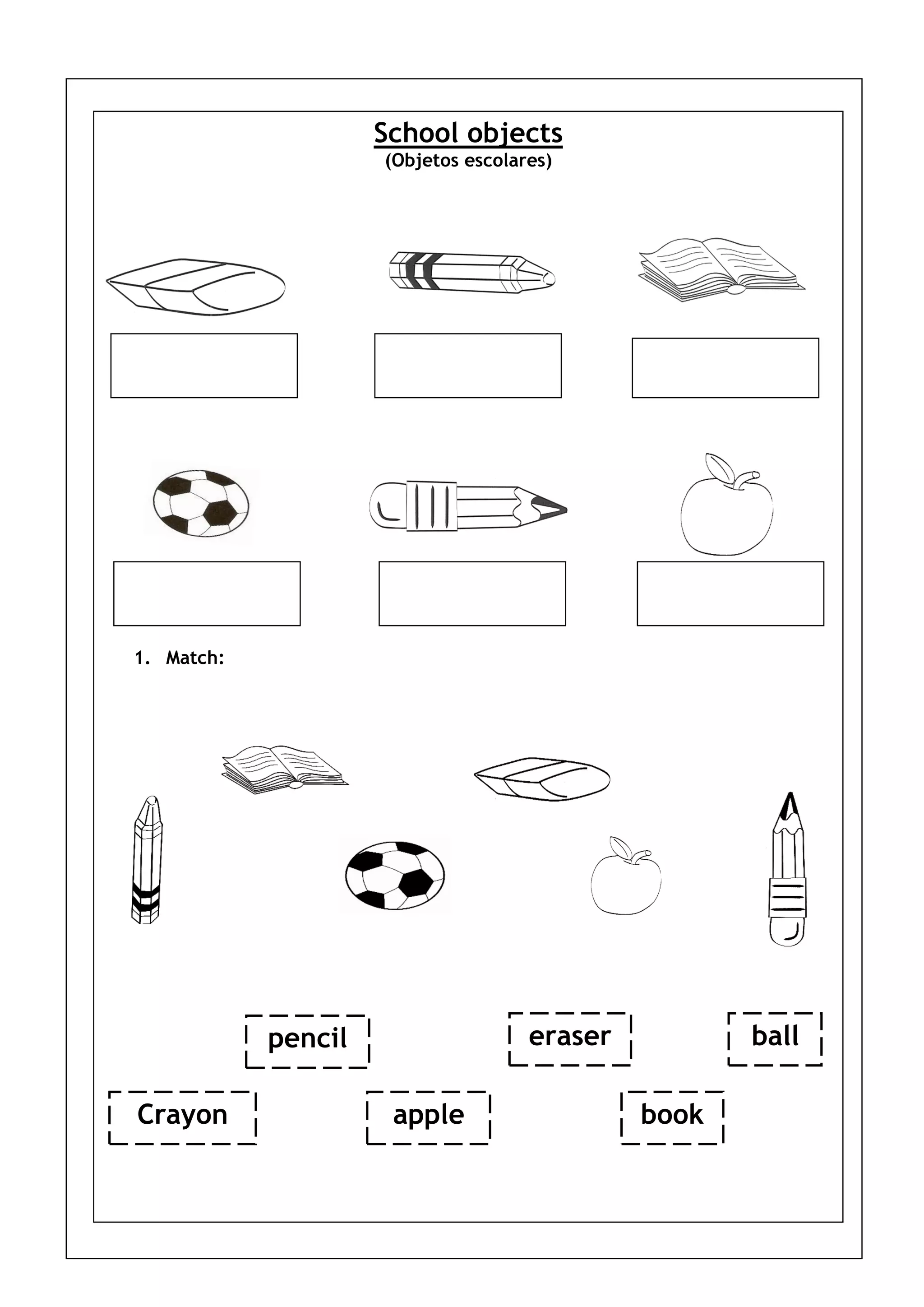 School objects | PDF