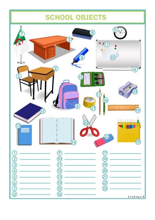 School objects