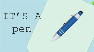 school objects for primary school students | PPT