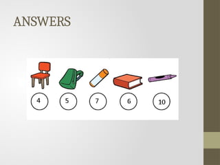 SCHOOL OBJECTS LEARN THE BASIC SCHOOL STUFF | PPTX