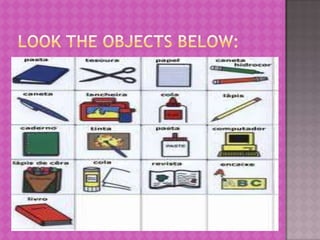 School objects and famous people | PPTX