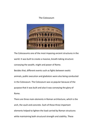 The Colosseum | DOCX