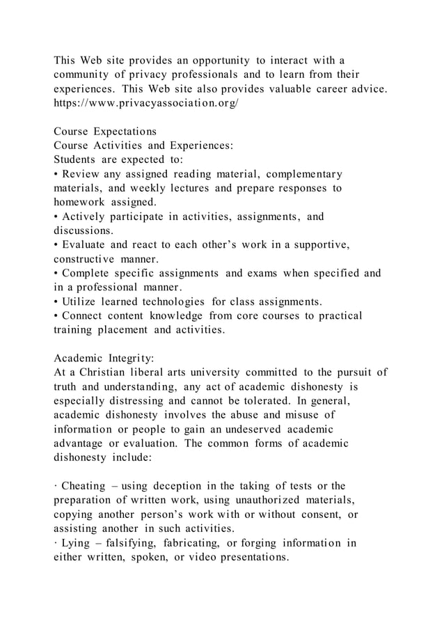 School of Computer & Information SciencesCOURSE | PDF