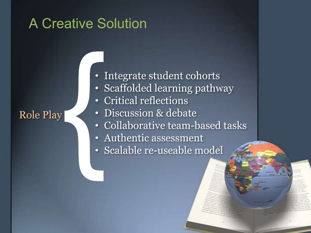 Designing a course role play | PPT