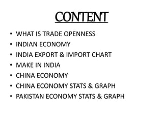 TRADE OPENNESS | PPT