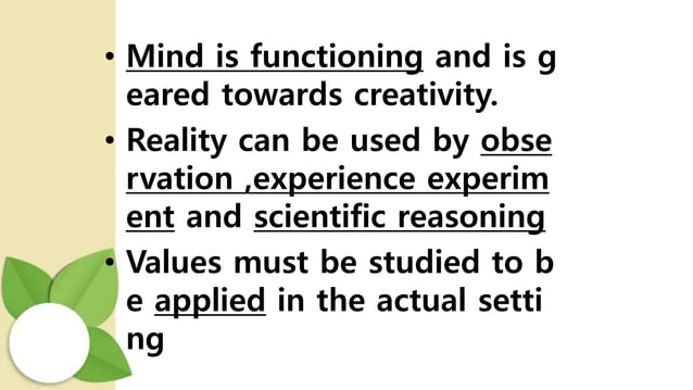 School of philosophy realism | PPTX | Physics | Science