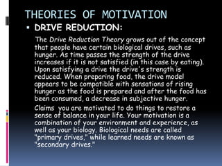 School of Psychology - Motivation | PPTX
