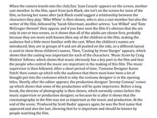 School of Rock Title Sequence Analysis | PPTX
