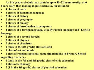 Romania: School with classes I-VIII - Tutova | PPT