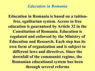 Romania: School with classes I-VIII - Tutova | ODP