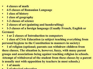 Romania: School with classes I-VIII - Tutova | PPT
