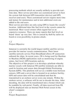 School of Science and TechnologyMARINE VESSEL MONITORING USI.docx