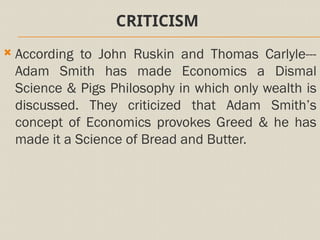 Economics School of Thought and History of Economics | PPTX