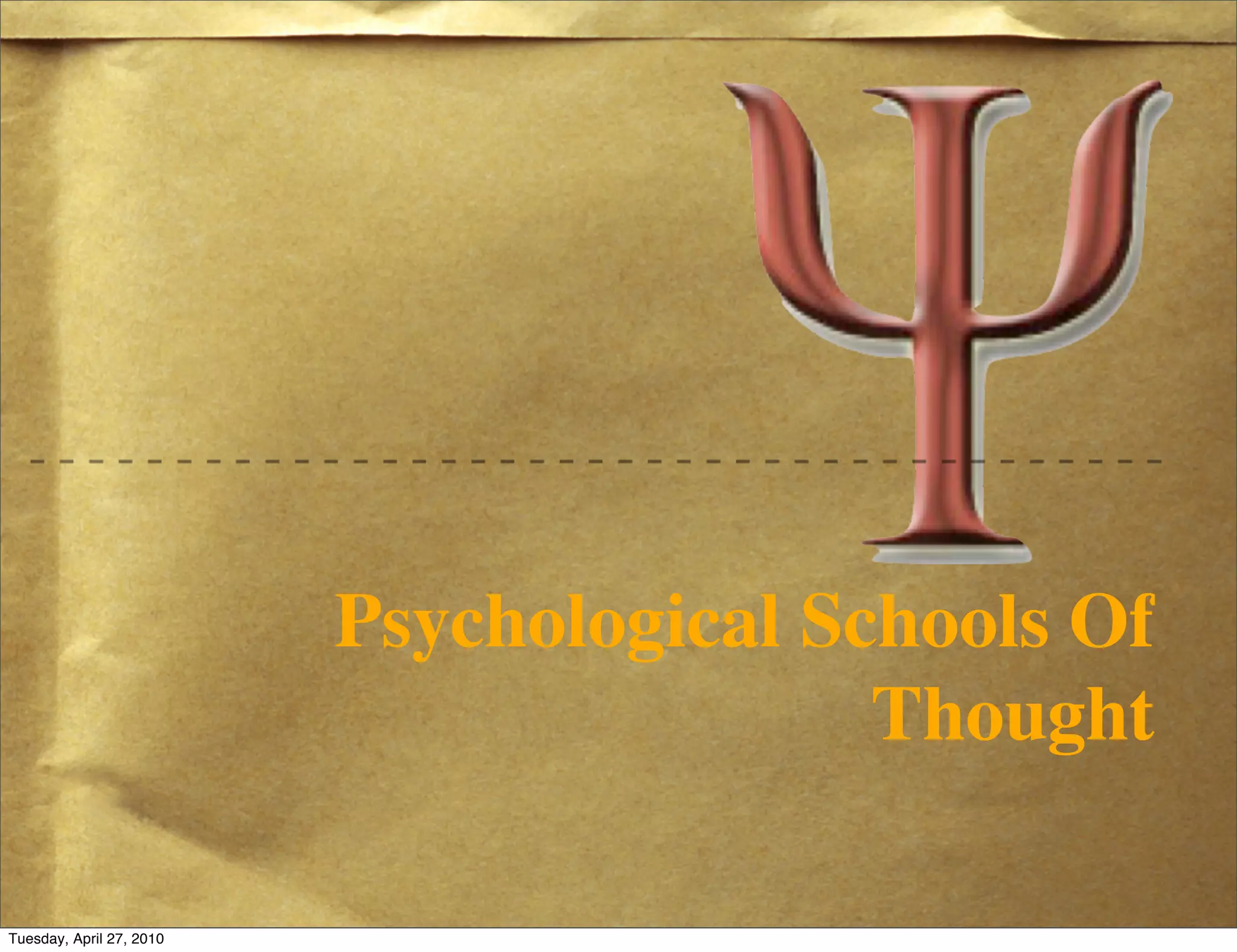 School of thoughts | PDF