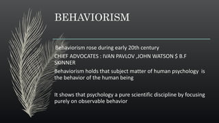 School of thoughts in psychology | PPTX