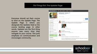 Schoology as a Learning Space | PPTX