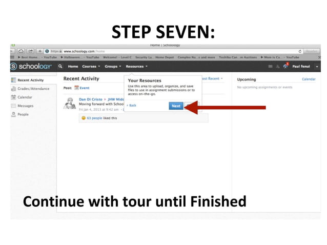 Schoology step by step guide | PPT