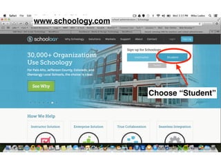 Schoology Tutorial | PDF
