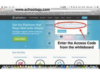 Schoology Tutorial | PDF
