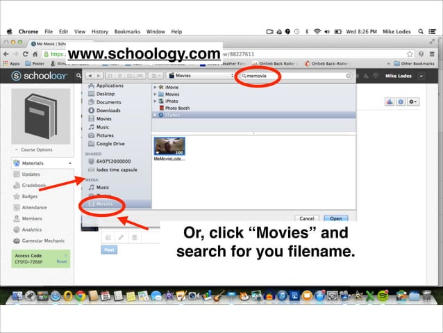Schoology Upload | PPT