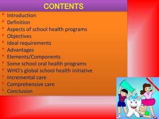 School oral health program | PPTX