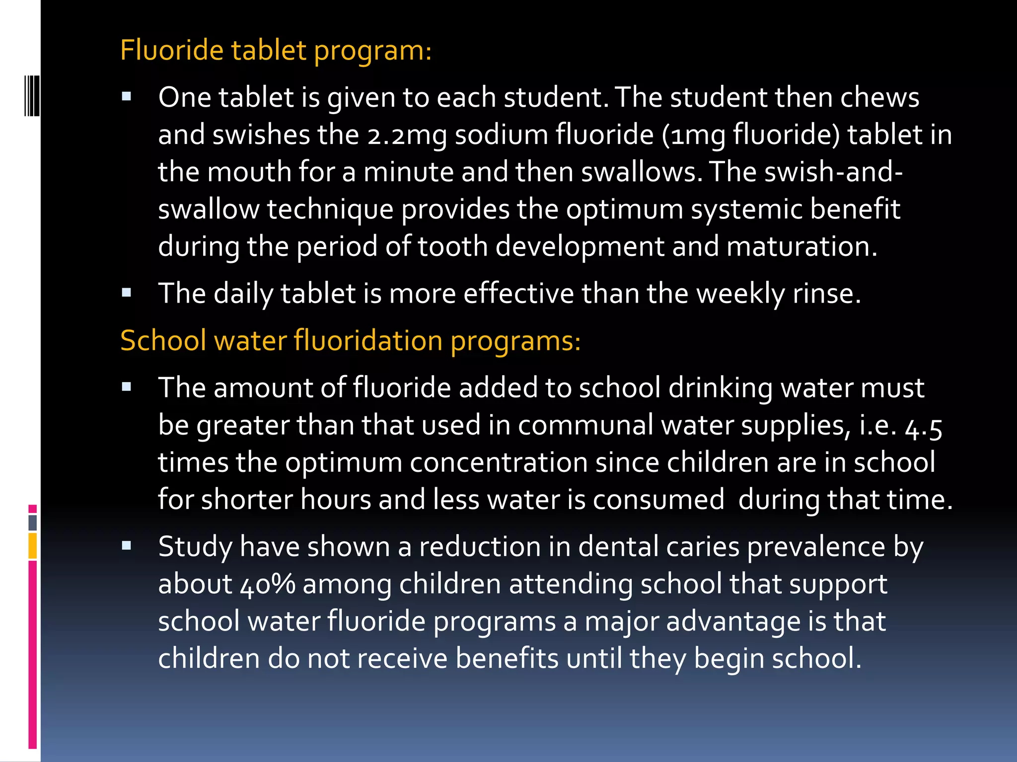 School oral health program | PPTX