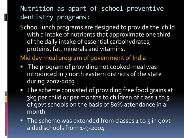 School oral health program | PPTX
