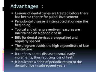 School oral health program | PPTX