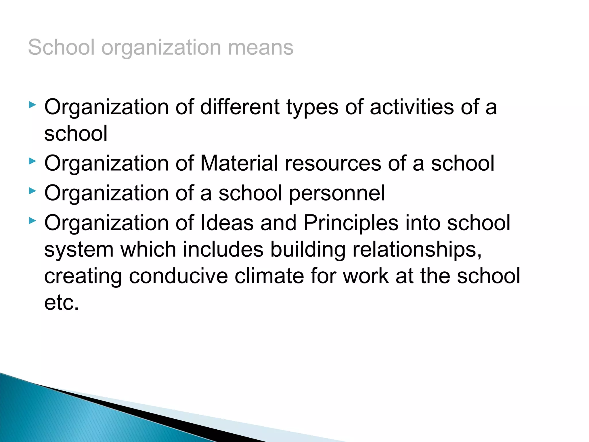 School Organization | PPT
