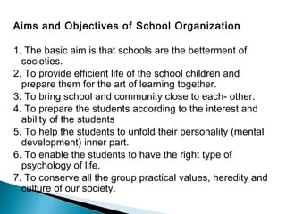 School Organization | PPT