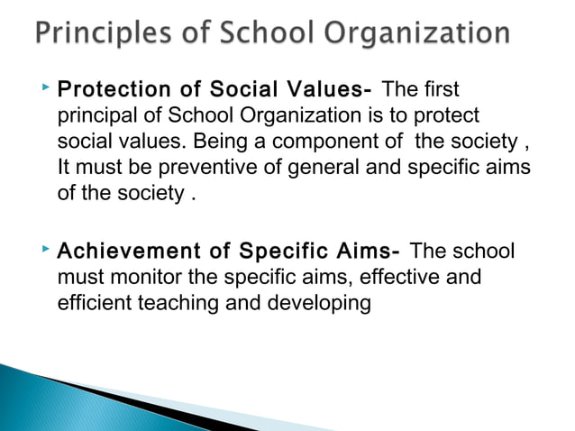 School Organization | PPT