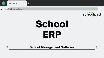 Schoolpad ERP | PPT