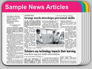 School Paper Content | PPTX