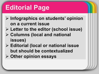 School Paper Content | PPTX