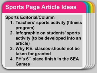School Paper Content | PPTX