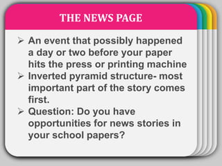 School Paper Content | PPTX