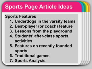 School Paper Content | PPTX
