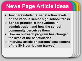 School Paper Content | PPTX