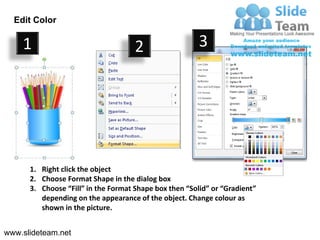 School pencils colorful children time crayons powerpoint ppt slides. | PDF