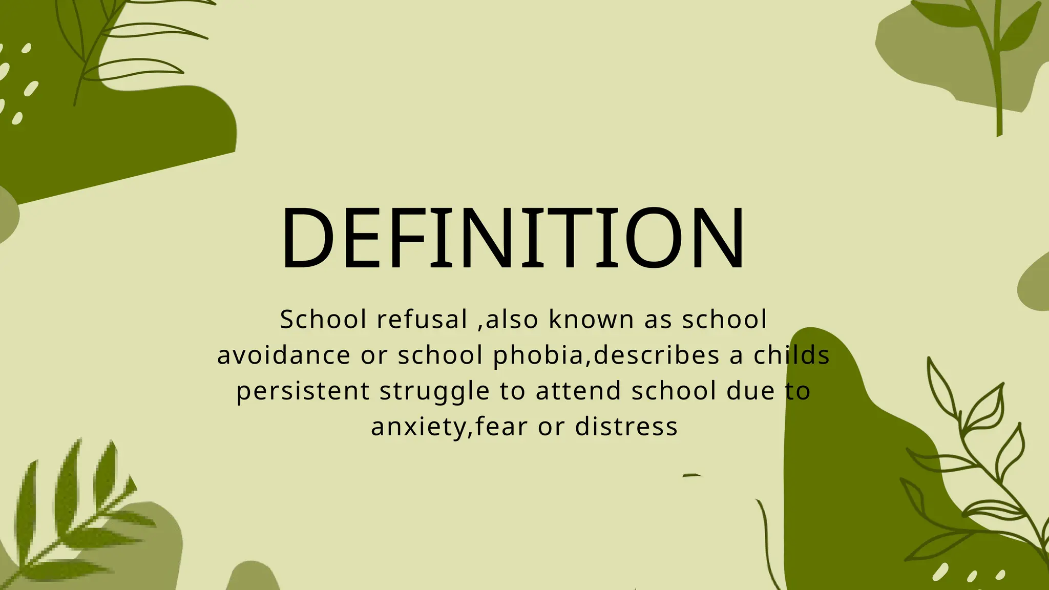 School phobia 123450000527189q9qq6637e6.pptx