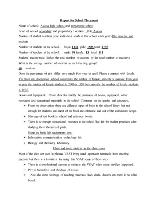 School placement | DOCX